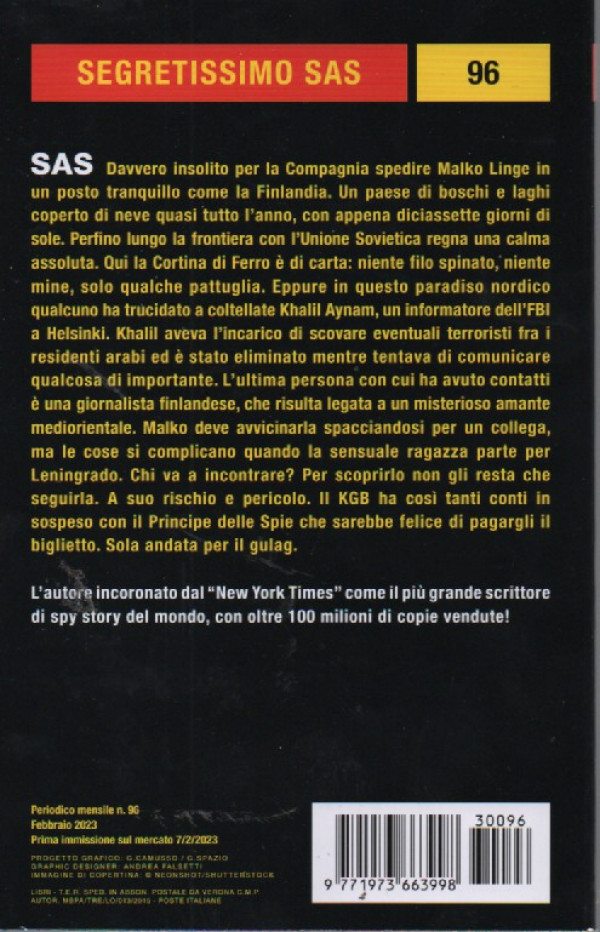 Segretissimo sas - Gerard De Villiers - Lo sconosciuto di Leningrado ...