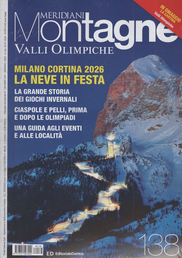 Meridiani Montagne: Valli Olimpiche - Guida a Milano Cortina 2026 ...