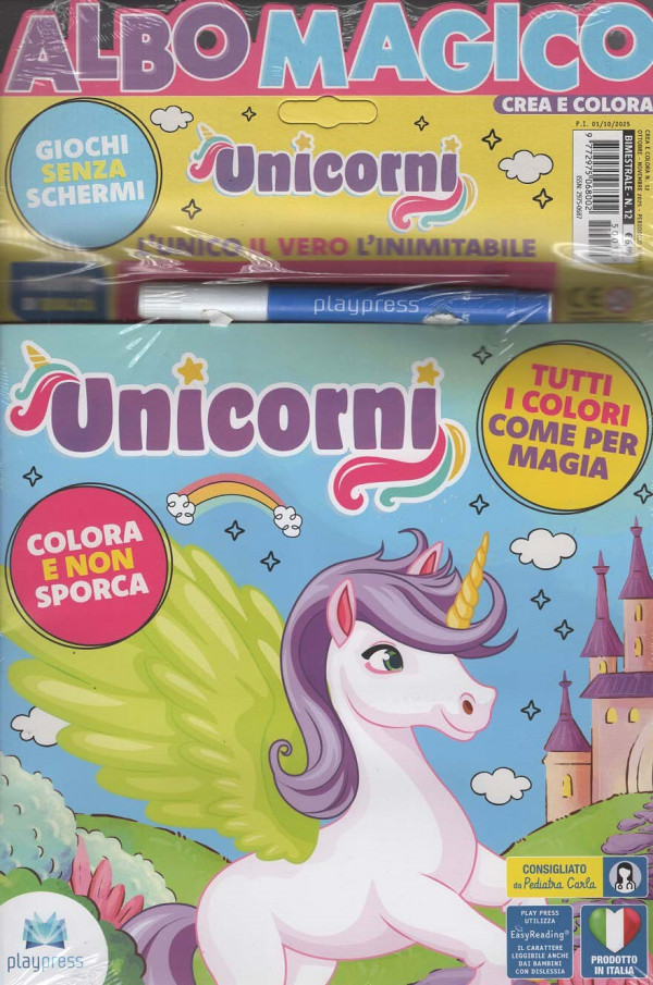 Albo Magico Unicorni - Crea e Colora per Bambini EDICOLA SHOP
