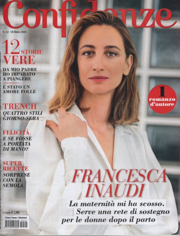 Confidenze - Storie Vere e Intervista a Francesca Inaudi EDICOLA SHOP