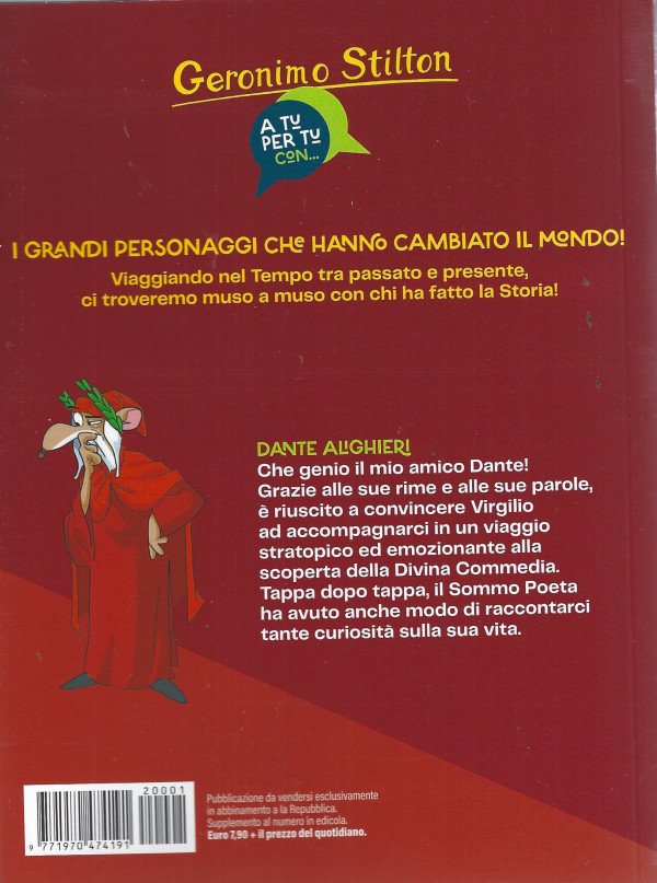 Geronimo Stilton - Dante Alighieri - n. 1 - 117 pagine | Italiano ...