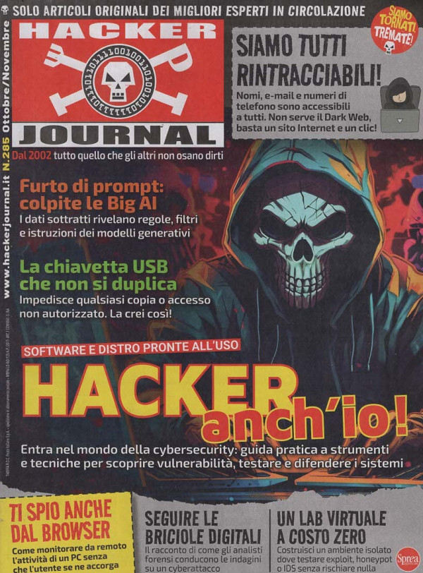 Hacker Journal - Esplora la Cyber-Security EDICOLA SHOP