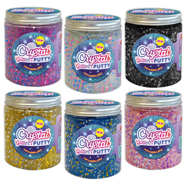 Barattolo New Crystal Glitter Putty | Italiano EDICOLA SHOP