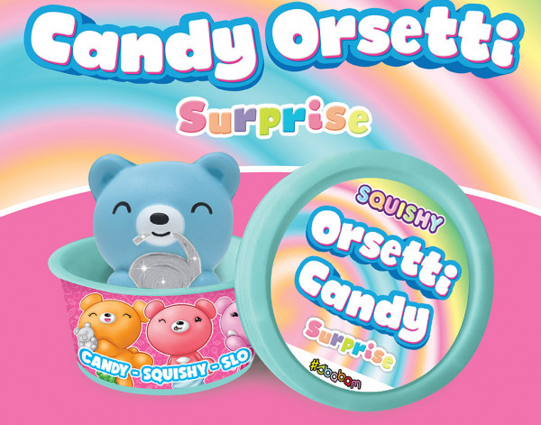 Barattolino Squishy Candy Orsetti Surprise | Italiano EDICOLA SHOP