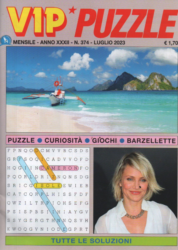 Vip Puzzle - n. 374 -luglio 2023 - mensile | Italiano EDICOLA SHOP