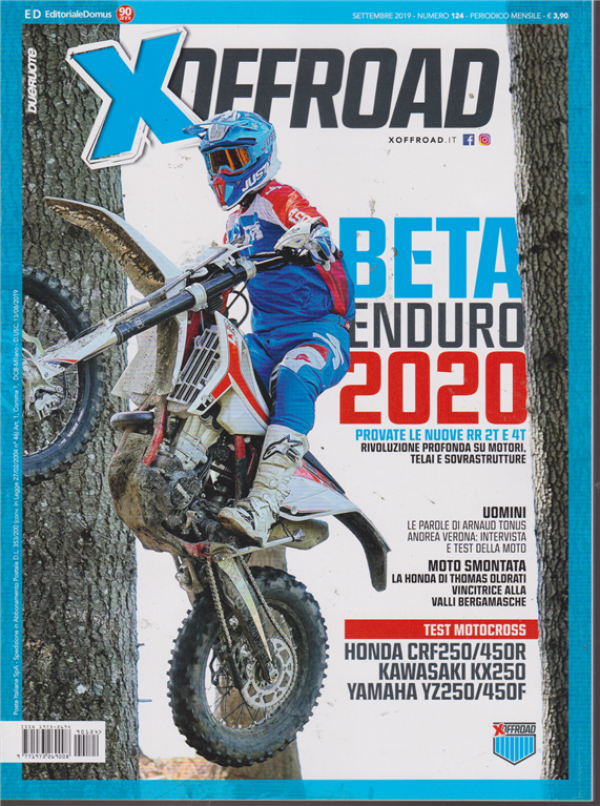 X Off Road - n. 124 - settembre 2019 - mensile EDICOLA SHOP