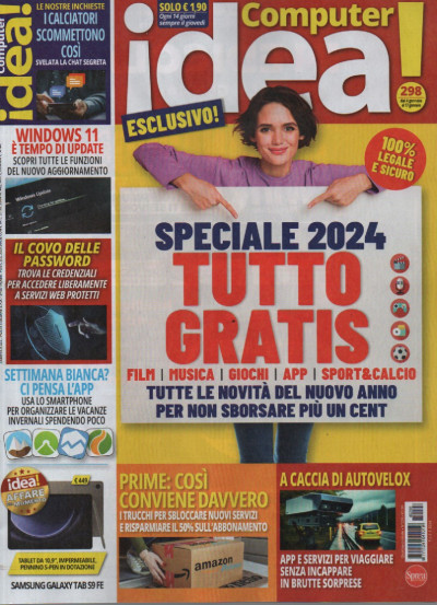 Computer idea! - n. 298 -4/1/2024- ogni 14 giorni sempre il giovedì ...