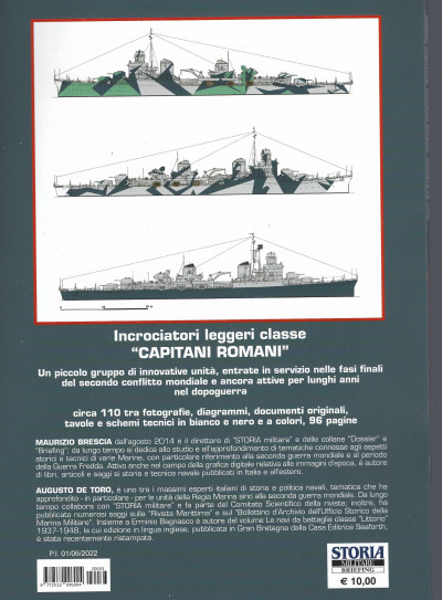 Storia Militare briefing - n. 33 - Incrociatori leggeri classe Capitani ...