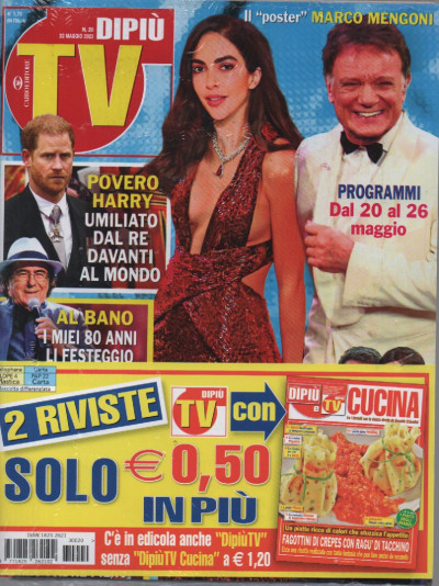Dipiù Tv + Di più tv cucina - n.20 - 22 maggio 2023 - settimanale - 2 riviste | Italiano EDICOLA ...
