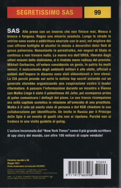 Segretissimo sas - Gerard De Villiers - Missione a Mosca- n. 99 ...