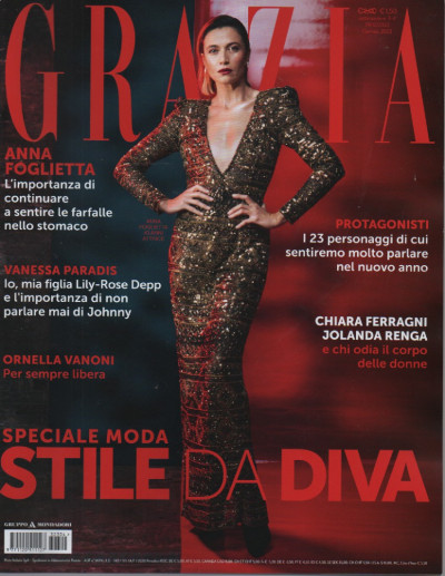 Grazia*- n.3-4 - settimanale - 29/12/2022 | Italiano EDICOLA SHOP