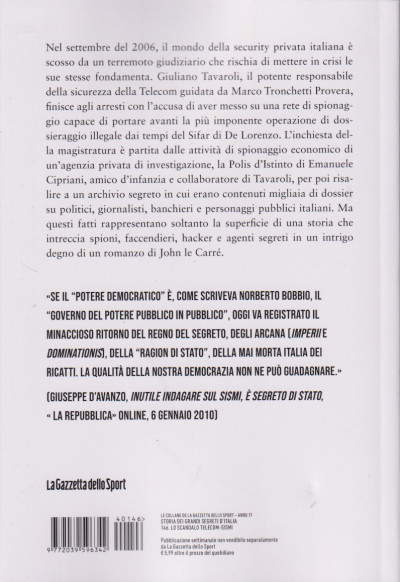 Storia dei grandi segreti d'Italia - Lo scandalo Telcom- Sismi - di ...