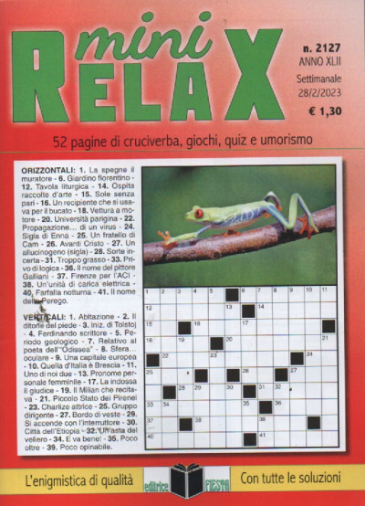 Mini Relax - n. 2127 - settimanale -28/2/2023 | Italiano EDICOLA SHOP