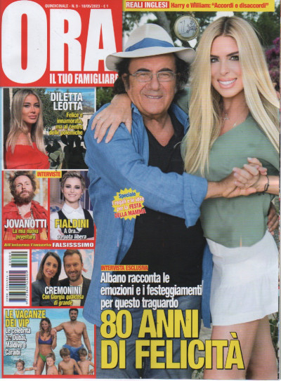 Ora - n.9 - quindicinale -18/5/2023 | Italiano EDICOLA SHOP