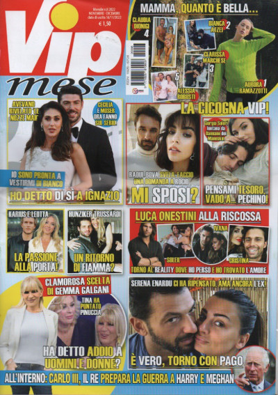 Vip Mese - n. 8-novembre - dicembre 2022 - mensile | Italiano EDICOLA SHOP