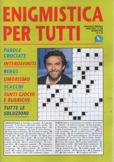 Enigmistica per tutti - n. 296 - mensile - giugno 2023 | Italiano EDICOLA SHOP
