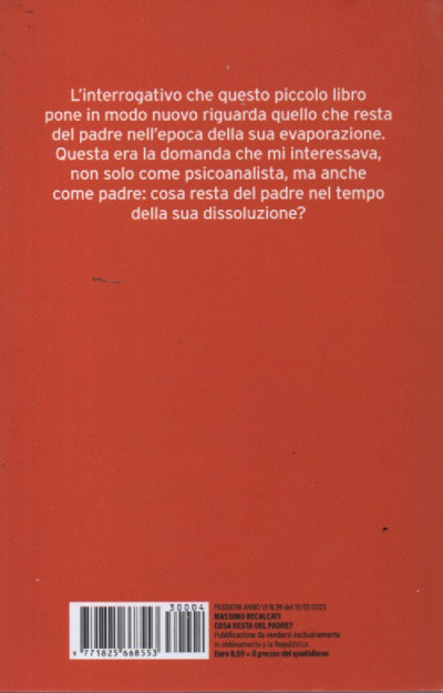 MASSIMO RECALCATI - vol. 4 - Cosa resta del padre? -La paternità nell ...