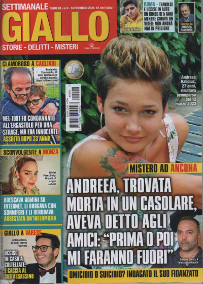 Giallo - n.6 -14 febbraio 2024 - settimanale | Italiano EDICOLA SHOP
