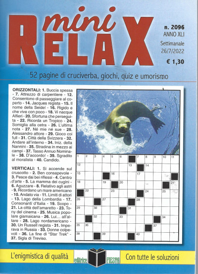 Mini Relax - n. 2096 - settimanale -26/7/2022 | Italiano EDICOLA SHOP