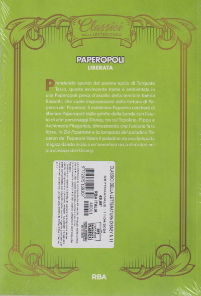 Collana Classici della Letteratura Disney- 11° uscita - Paperopoli ...
