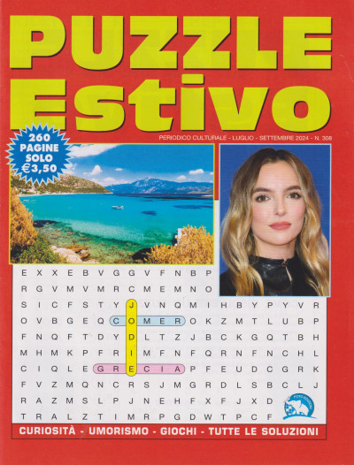 Puzzle Estivo- n. 308-luglio - settembre 2024 - 260 pagine | Italiano ...