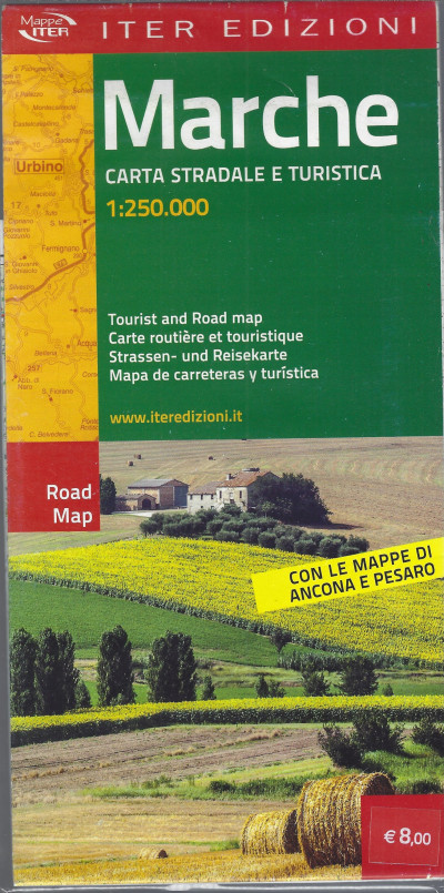 Mappa Marche -Carta stradale e turistica 1:250.000 - Con le mappe di ...