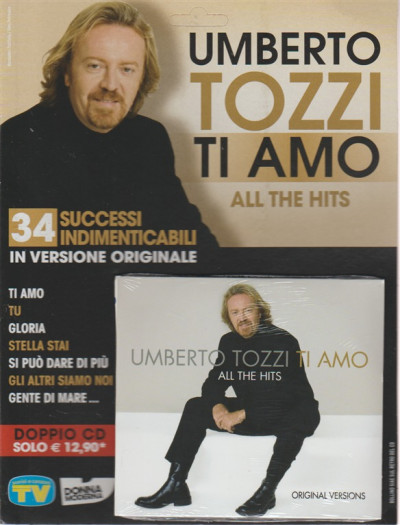 Doppio CD - Umberto Tozzi " Ti amo ": all the hits (original versions ...