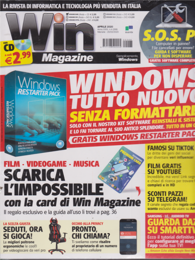 Win Magazine - + cd - n. 268 - aprile 2020 - mensile EDICOLA SHOP