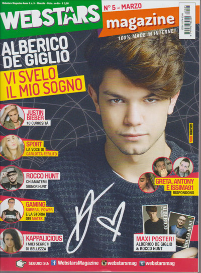 WEBSTARS MAGAZINE N. 5 EDICOLA SHOP